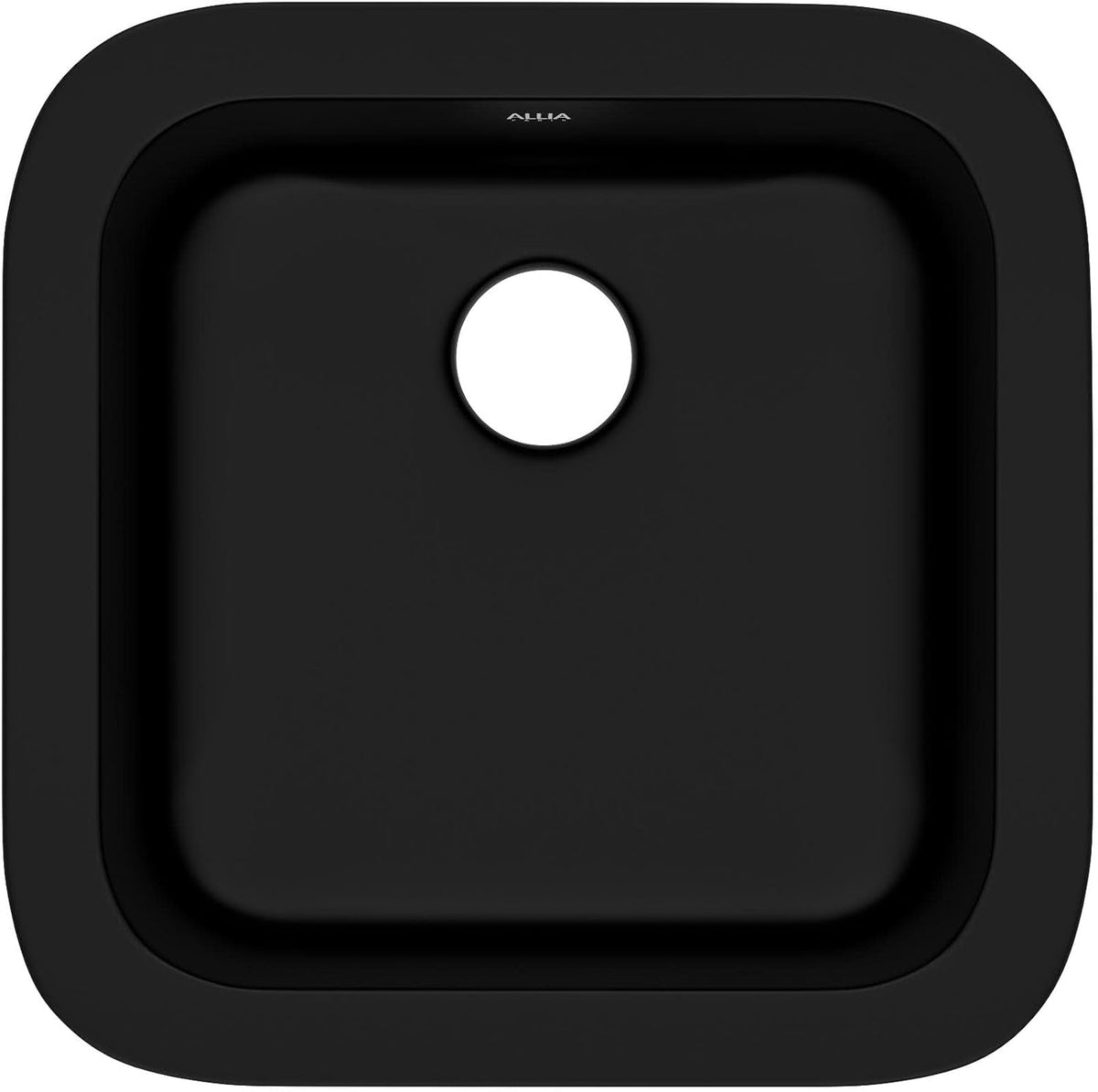 Rohl 5927-63 Allia 18" Fireclay 1-Bowl Bar and Food Prep Kitchen Sink ...