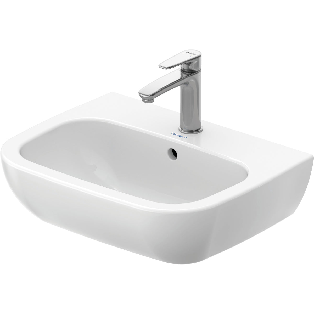 Duravit 23105500002 D-Code 21 5/8" Wall Mounted Bathroom Sink — Bath4All