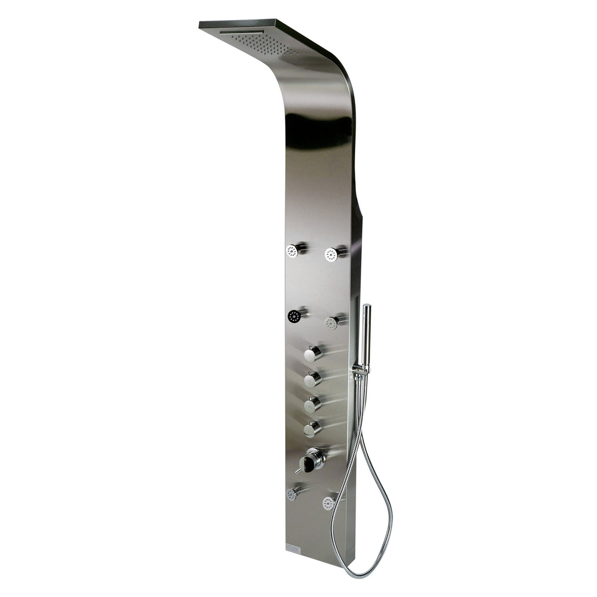 ALFI Brand ABSP40 Stainless Steel Shower Panel with 6 Body Sprays ...